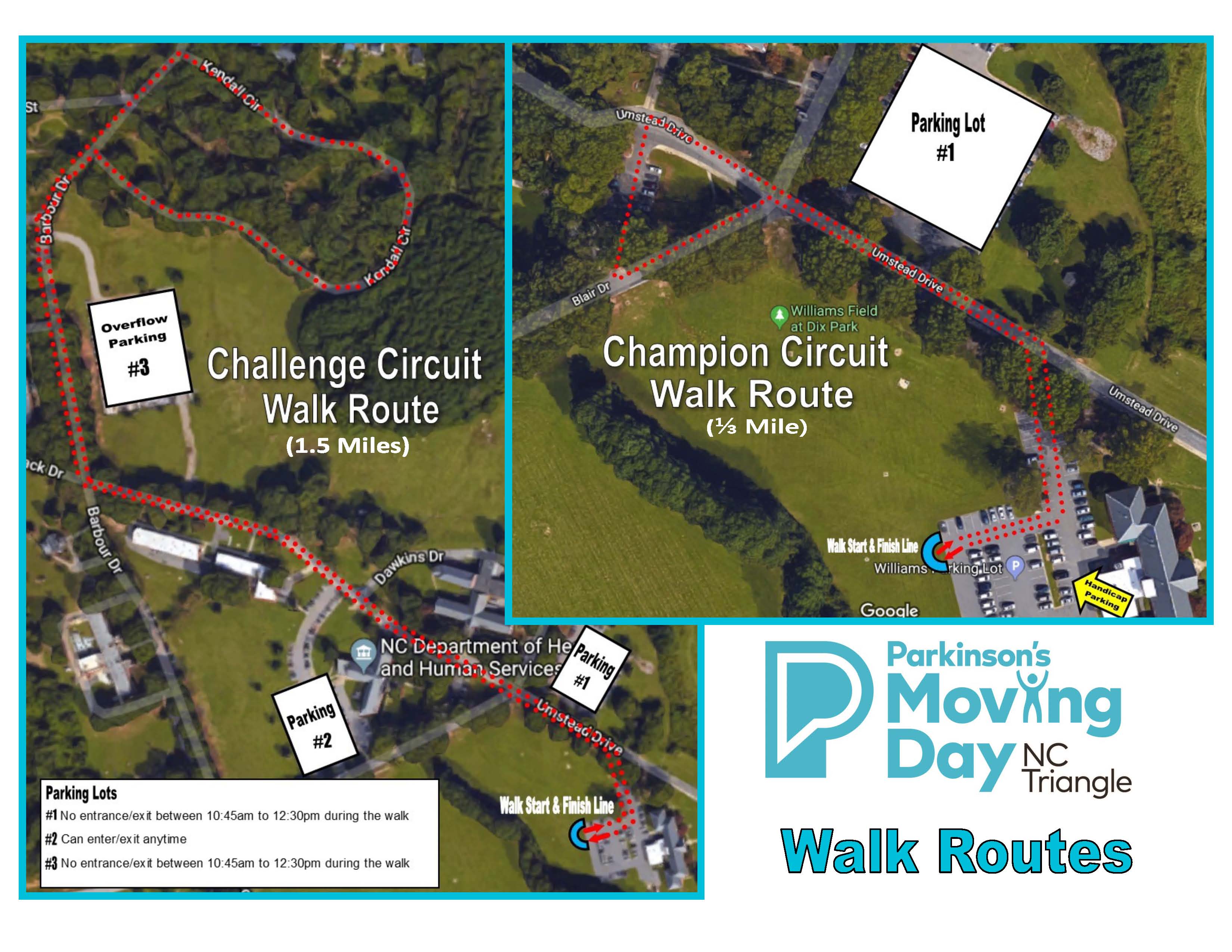 walk routes triangle - Moving Day
