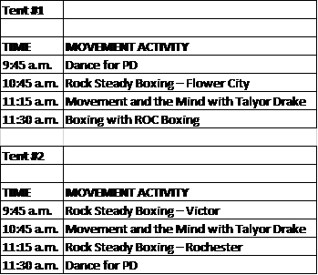 We Move Pavilion Schedule Rochester - Moving Day